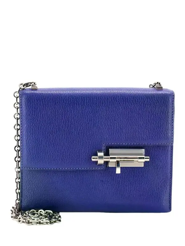 Hermès Verrou Chaine Bag Chevre Mysore Mini Shoulder Bag - Blue