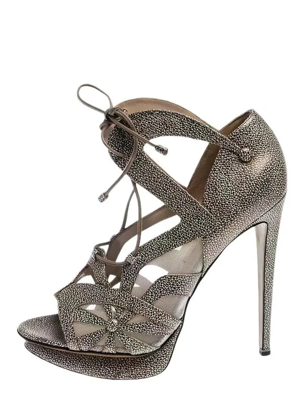 NICHOLAS KIRKWOOD Lace-up Platform Sandals - Black
