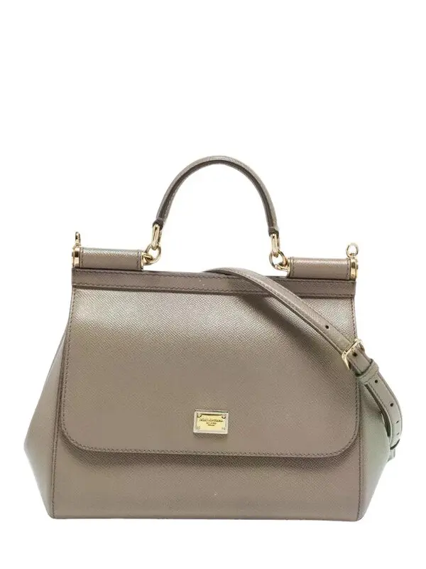 Dolce & Gabbana Medium Miss Sicily Two-way Handbag - Grey