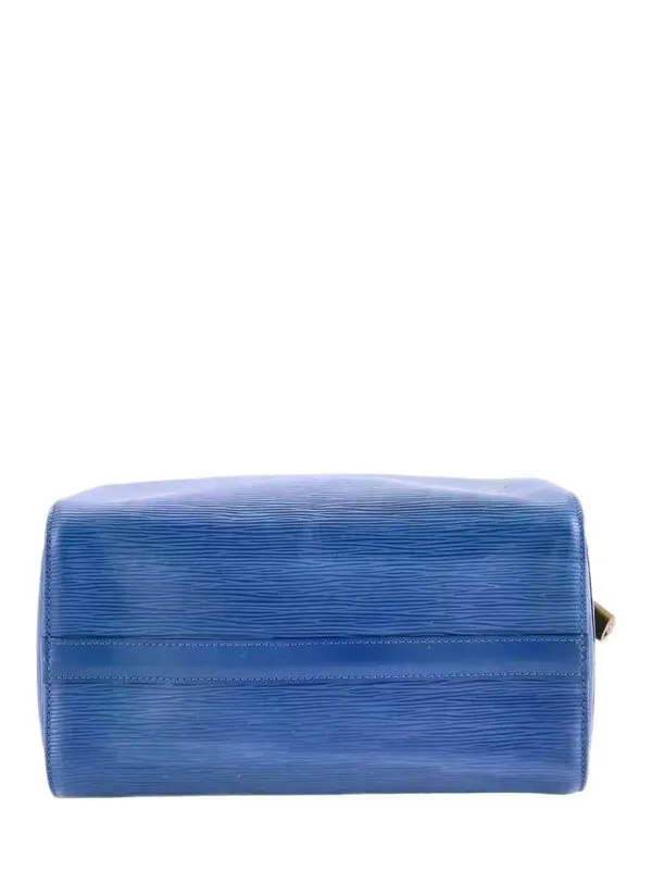 LOUIS VUITTON Speedy Handbag Epi Leather 25 Satchel - Royal Blue