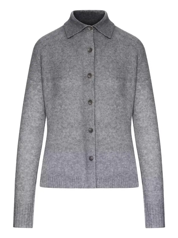 Max Mara Collared Cardigan - Grey