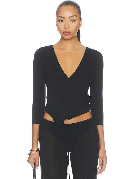 With Jéan Nelly Top - Black