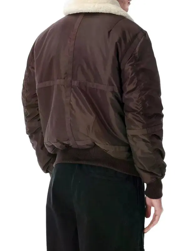 Alpha Industries B-15 Iii Tt Faux-shearling Collar Bomber Jacket - Brown