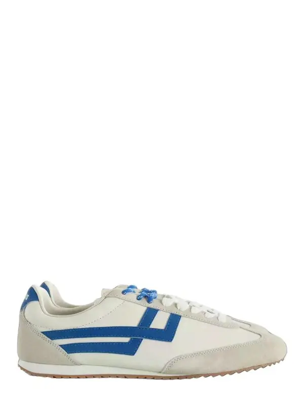 PRO-KEDS 1949 Racer 77 Suede-panelled Lace-up Sneakers - White
