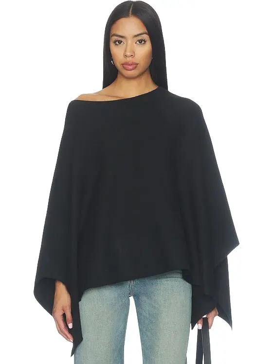 NIA Heathcliff Sweater Cape - Black