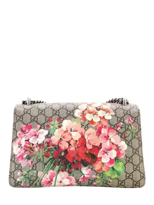 Gucci Dionysus Bag Blooms Print Gg Coated Canvas Small Shoulder Bag - Brown