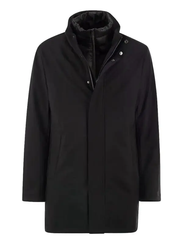 MONTECORE Detachable Inner Bib Parka - Black