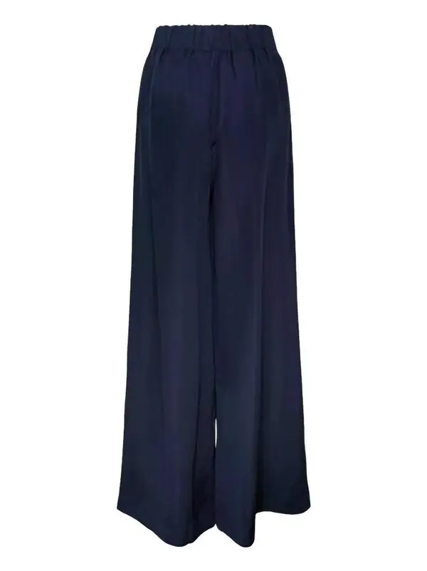 LEE MATHEWS Powell Wide-leg Trousers - Blue
