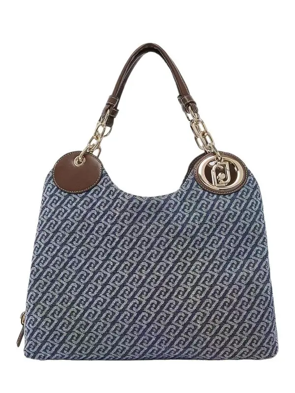 Liu Jo Medium Satchel Bag Denim-effect - Blue