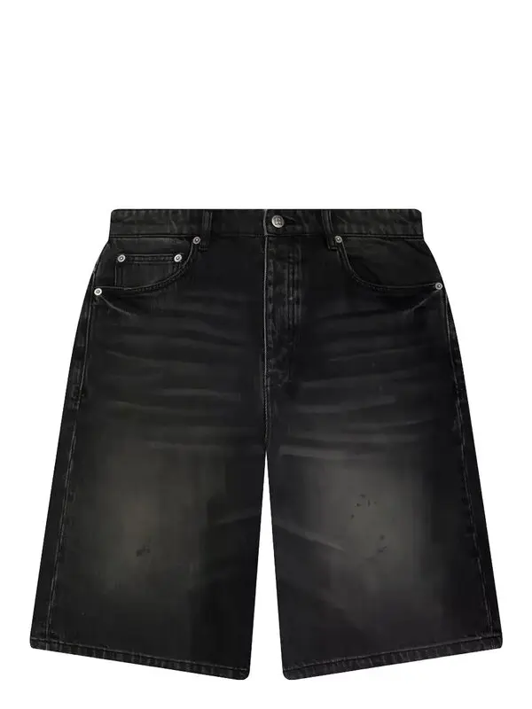Ksubi Maxx Short Krude Denim Shorts - Black