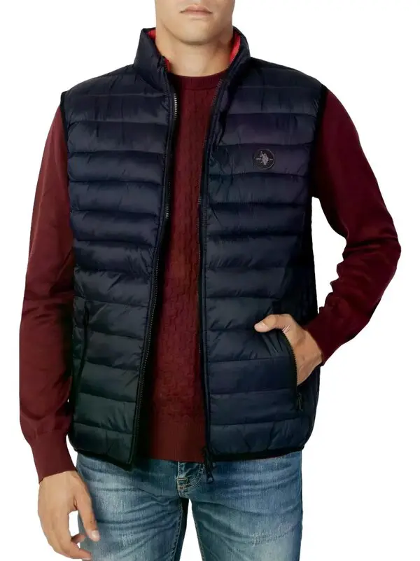 U.s. Polo Assn. Quilted Packable Gilet - Blue