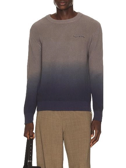 MUSEUM OF PEACE & QUIET Wordmark Knit Sweater - Navy