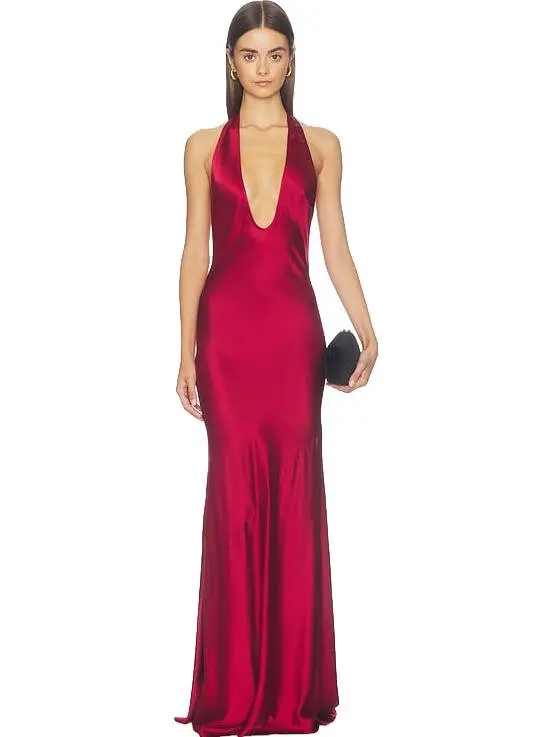 Nbd Pushpa Gown - Red