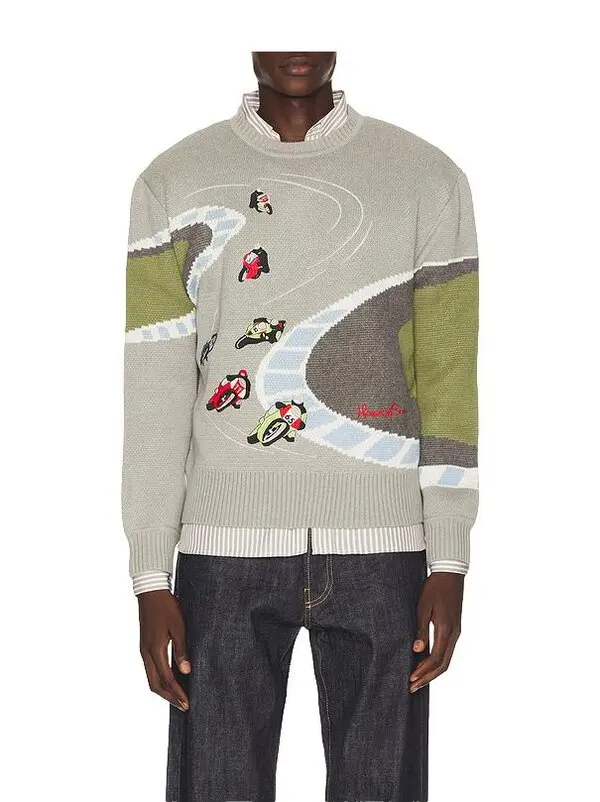 HOUSE OF SUNNY Superbikes Knit Sweater - Multi