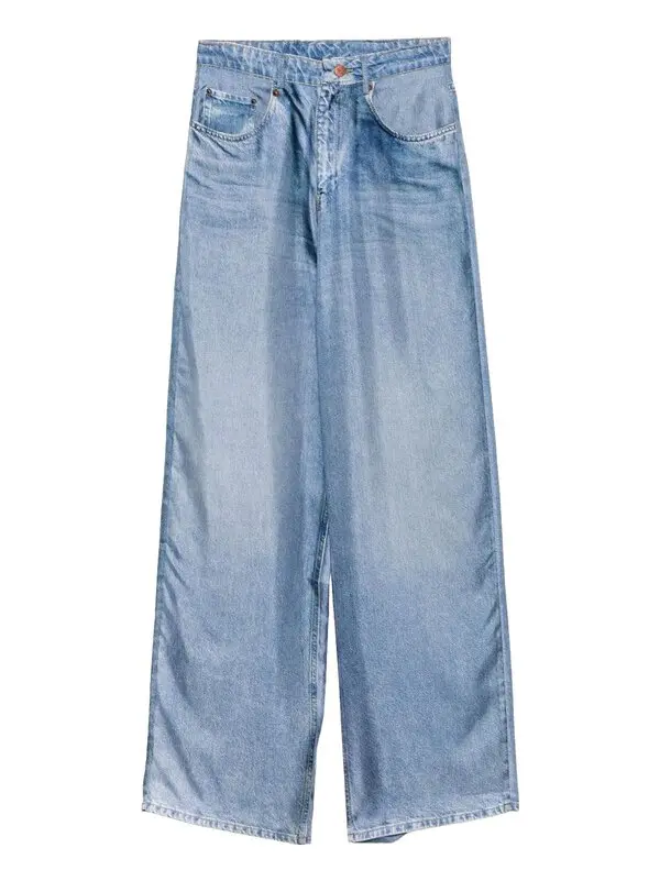 PIERRE-LOUIS MASCIA Silk Trousers - Sky Blue
