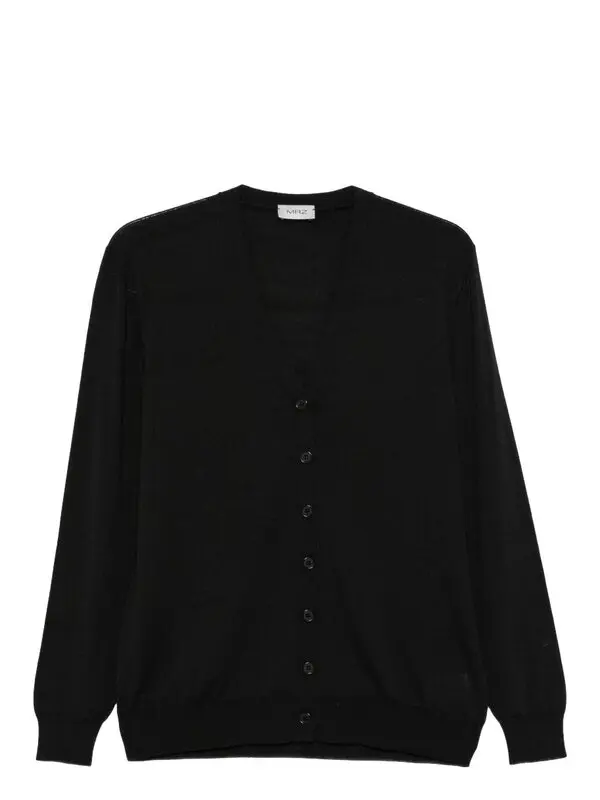 MRZ Wool Cardigan By - Black