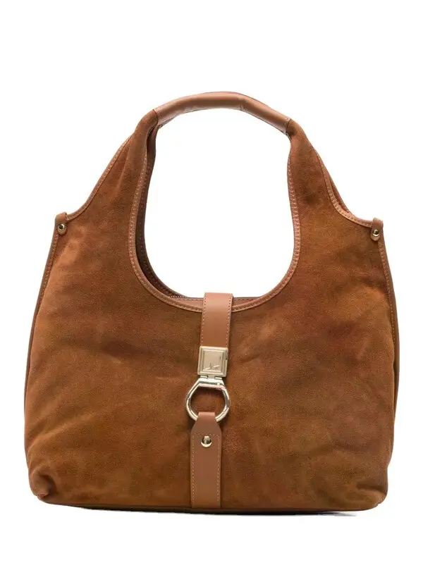 MARC ELLIS Maia M Suede-finish Shoulder Bag - Brown