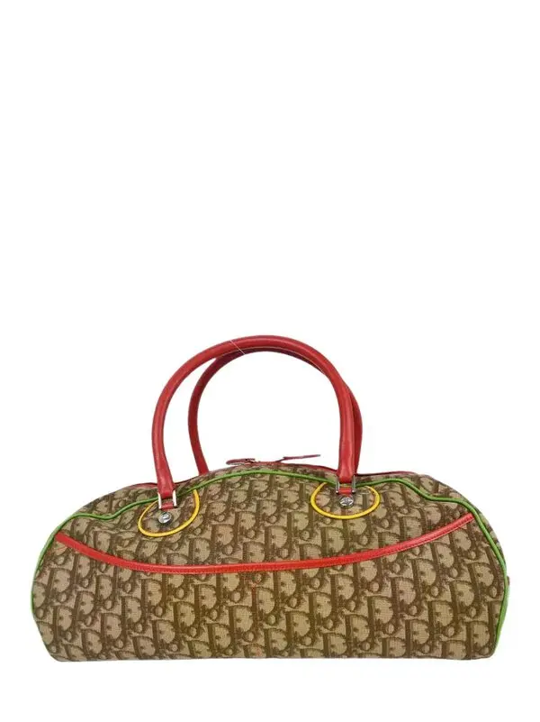 Dior Trotter Rasta Logo-print Handbag - Brown
