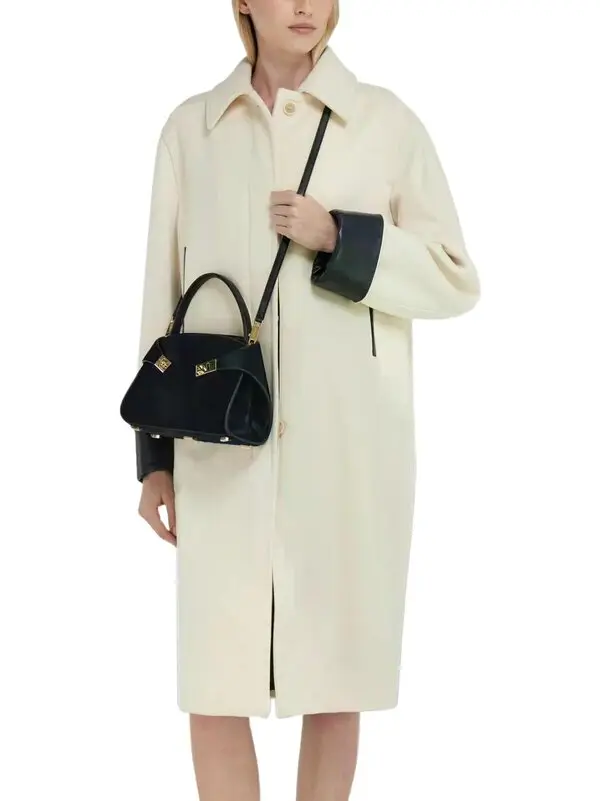 FERRAGAMO Hug Soft Bicolor Handbag - Blue