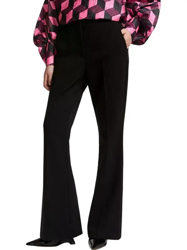 Essentiel Antwerp Keen Flared Trousers - Black