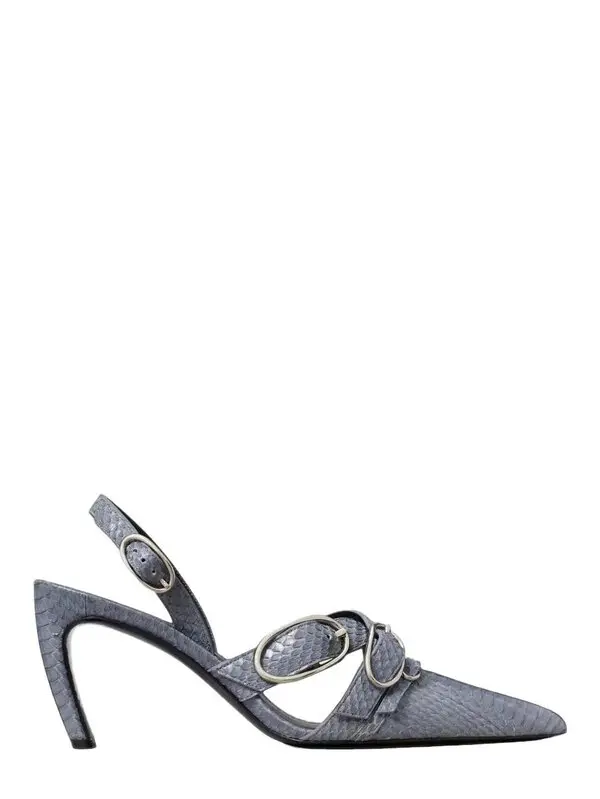 Tory Burch Multi Buckle Slingback - Blue