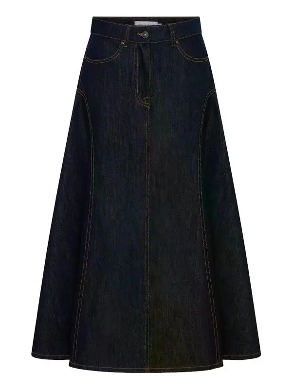 Anna Quan Judd Panelled Skirt - Blue