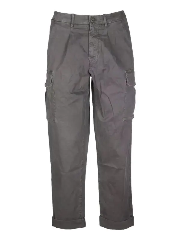 MASON'S Pleated Cargo Pants - Grey