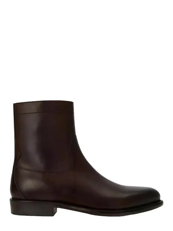 Polo Ralph Lauren Owen Zip-fastening Leather Boots - Brown