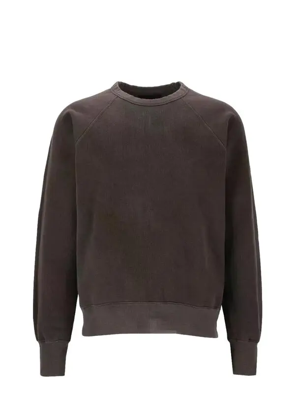 LES TIEN Raglan-sleeve Sweatshirt - Black
