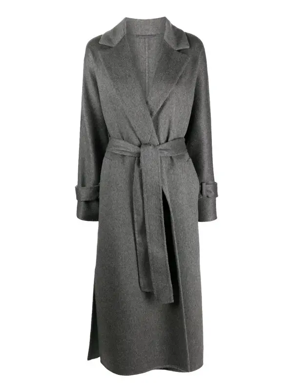 Brunello Cucinelli Cashmere Maxi Coat - Grey