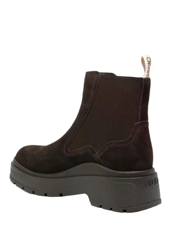 Liu Jo Logo-plaque Boots - Brown