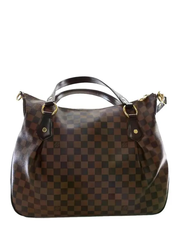LOUIS VUITTON 2011 Damier Ebene Evora Mm Satchel - Brown