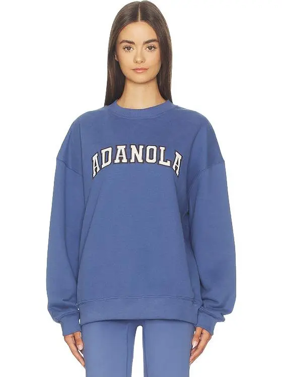 ADANOLA Core Oversized Sweatshirt - Blue