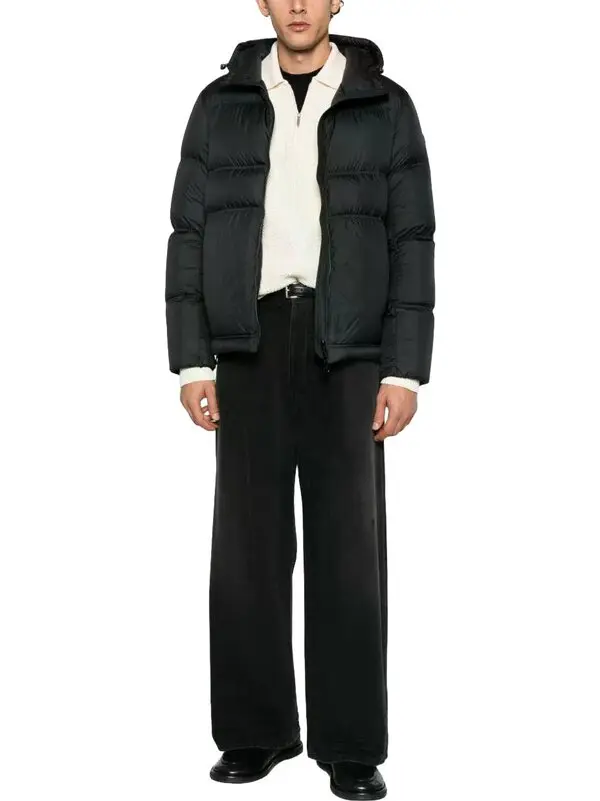 COLMAR Quilted Hooded Jacket - Black