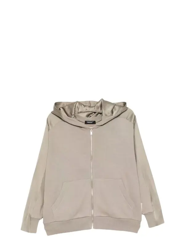 Undercover Panelled Zip-up Hoodie - Neutrals
