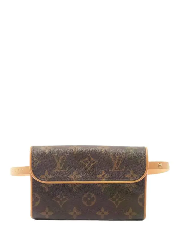 LOUIS VUITTON 2002 Mini Florentine Monogram Belt Bag - Brown