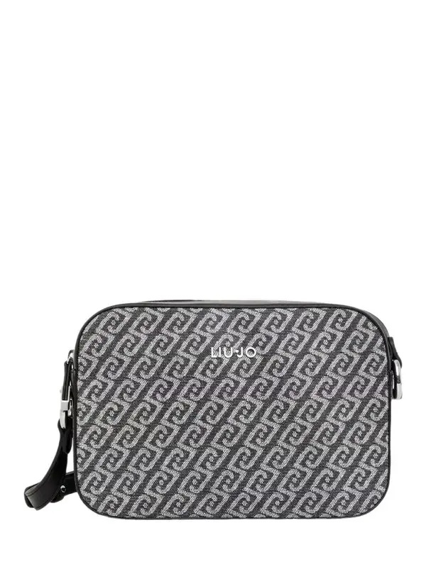 Liu Jo Monogram-pattern Crossbody Bag - Black