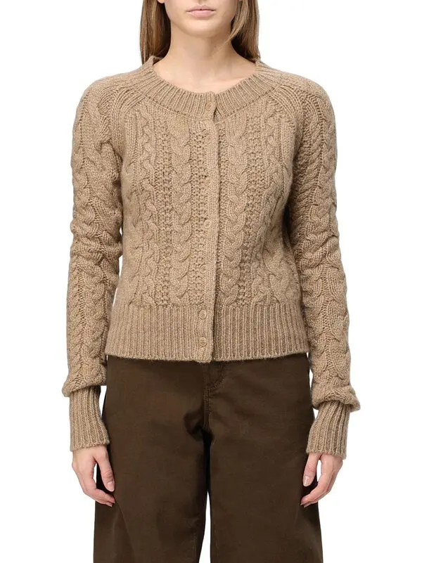 Ermanno Scervino Cashmere Cardigan With Crewneck And Buttons - Blue