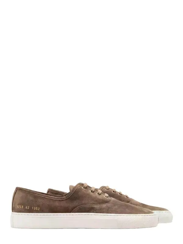 COMMON PROJECTS Suede Low-top Sneakers - Brown