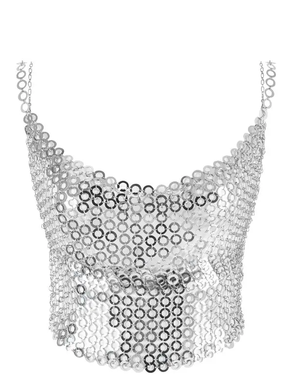 KHELA THE LABEL Susu Chain Top - Silver