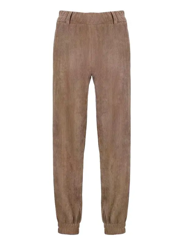 D.exterior Corduroy-effect Track Pants - Taupe