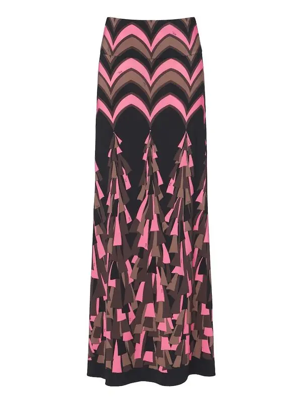 Emilio Pucci Baiadera Jersey Maxi Skirt - Multicoloured