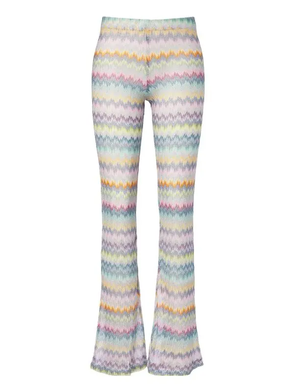 Missoni Lame Flared Pants - Multicoloured