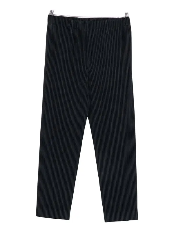 Issey Miyake Pleated Trousers - Blue