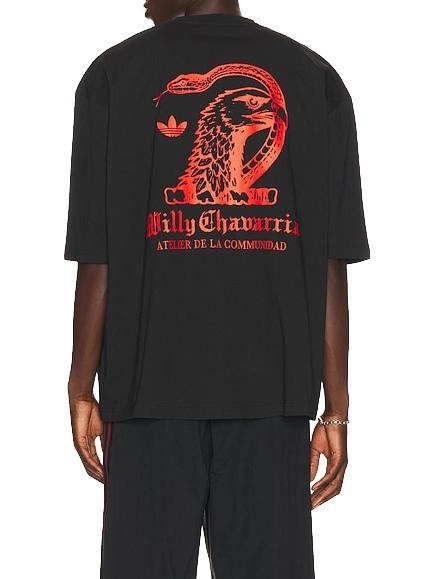 ADIDAS ORIGINALS X Willy Chavarria Atelier Tee - Black