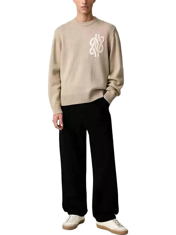 Filling Pieces Logo-embroidered Sweater - Neutrals