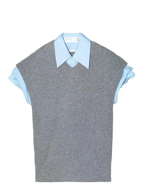 Toga Layered Vest - Grey