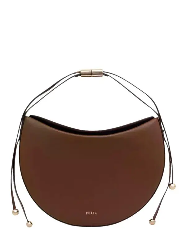 Furla Moonstone Crescent Shoulder Bag - Brown