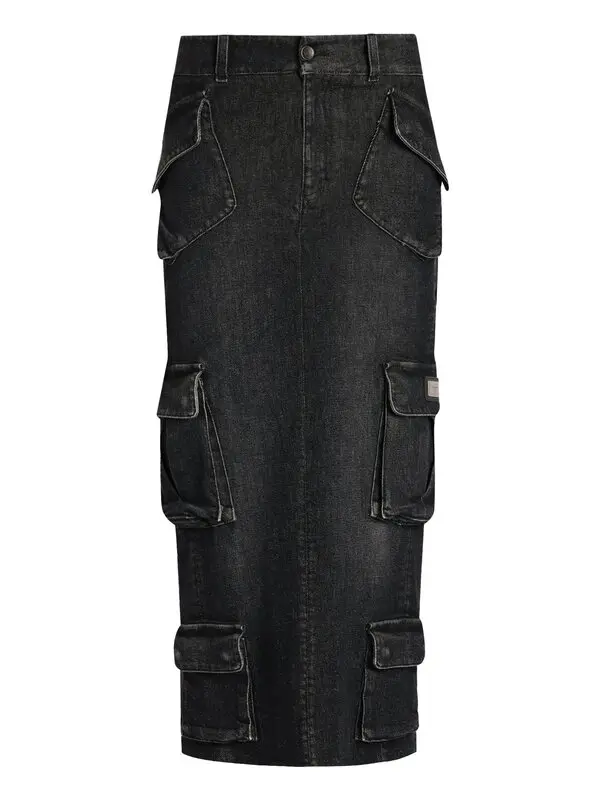 Dolce & Gabbana Denim Skirt Denim And Jeans Multi-colored - Multicolor