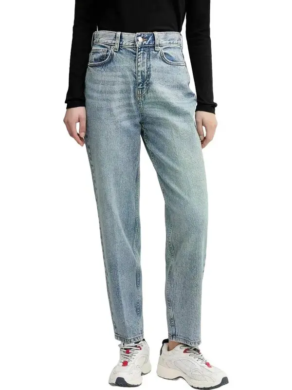 Sisley Acid-wash Jeans - Blue